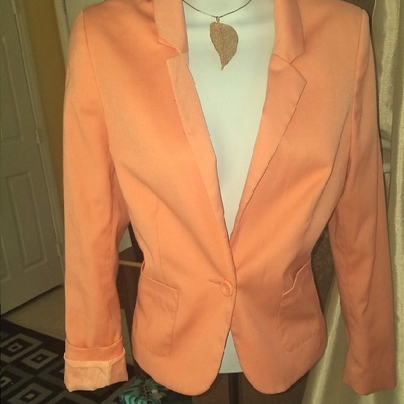 Divided | Jackets & Coats | Salmon Blazer | Poshmark